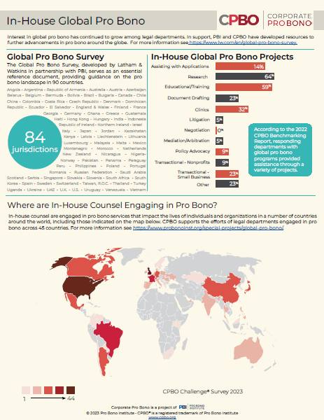 Infographics | Corporate Pro Bono
